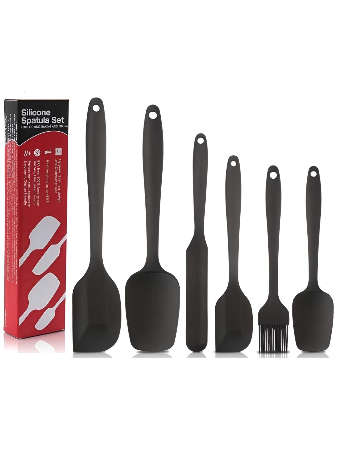 Buy Baskety Black 6 Pieces Spatula - Spatula for Unisex 32683157 | Myntra
