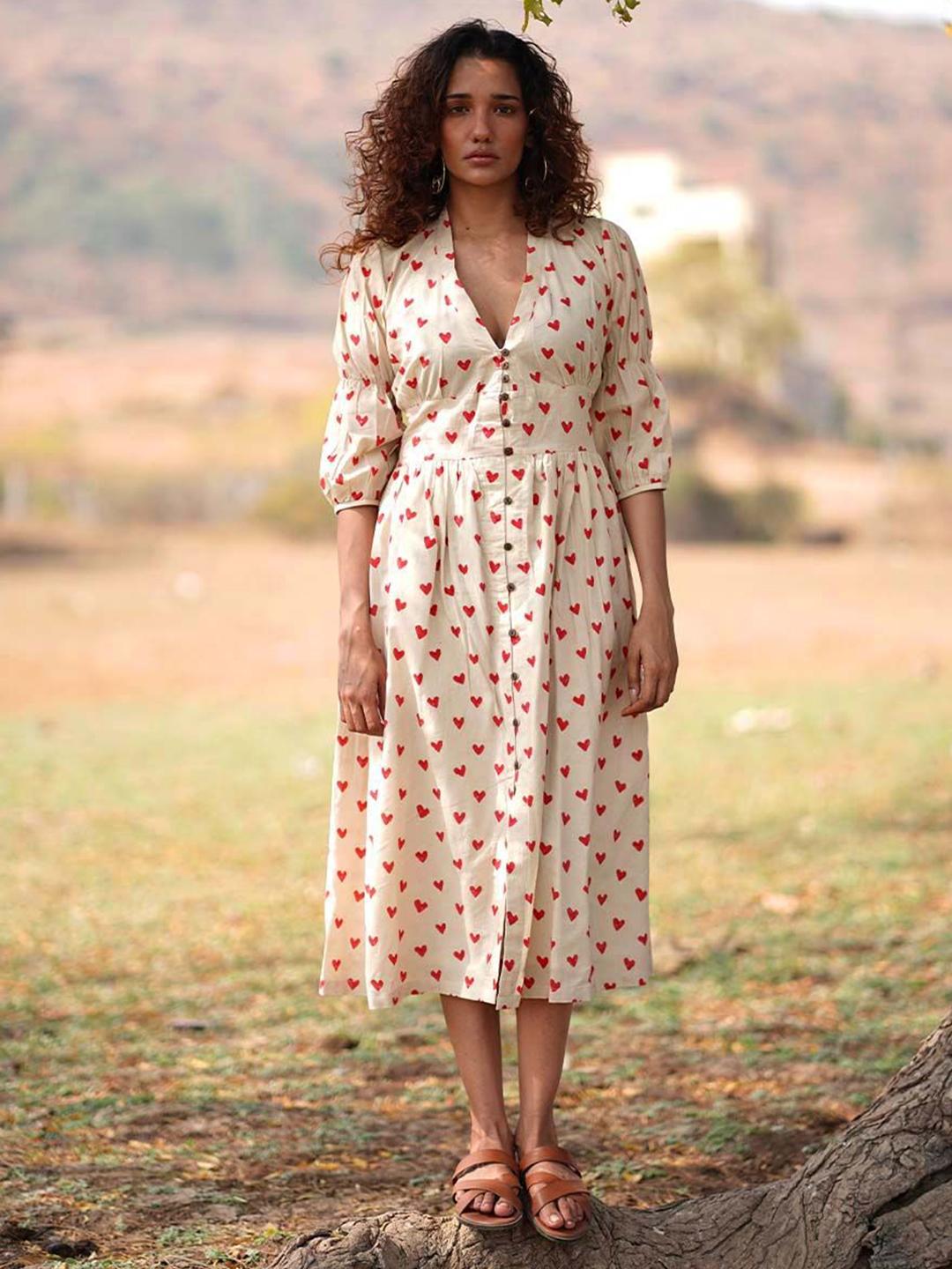 Buy Chidiyaa Bechara Dil Women Dil Dariya Handblock Printed Cotton ...