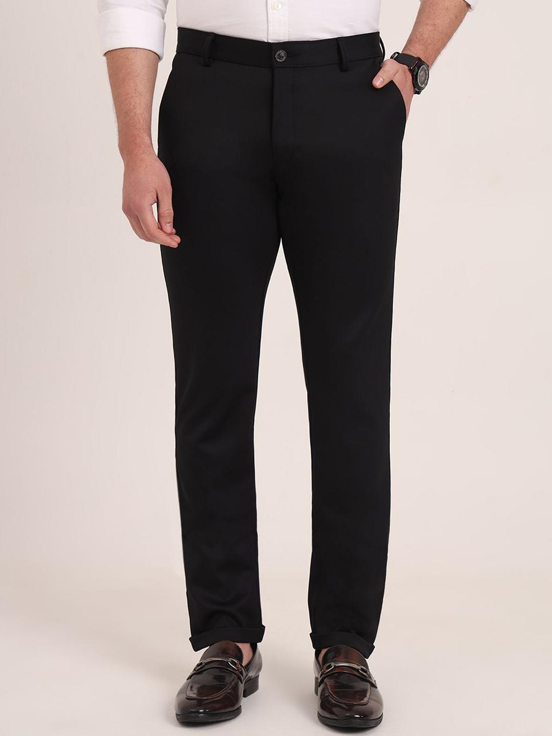 Buy JB STUDIO Men Slim Fit Formal Trousers - Trousers for Men 32694514 ...