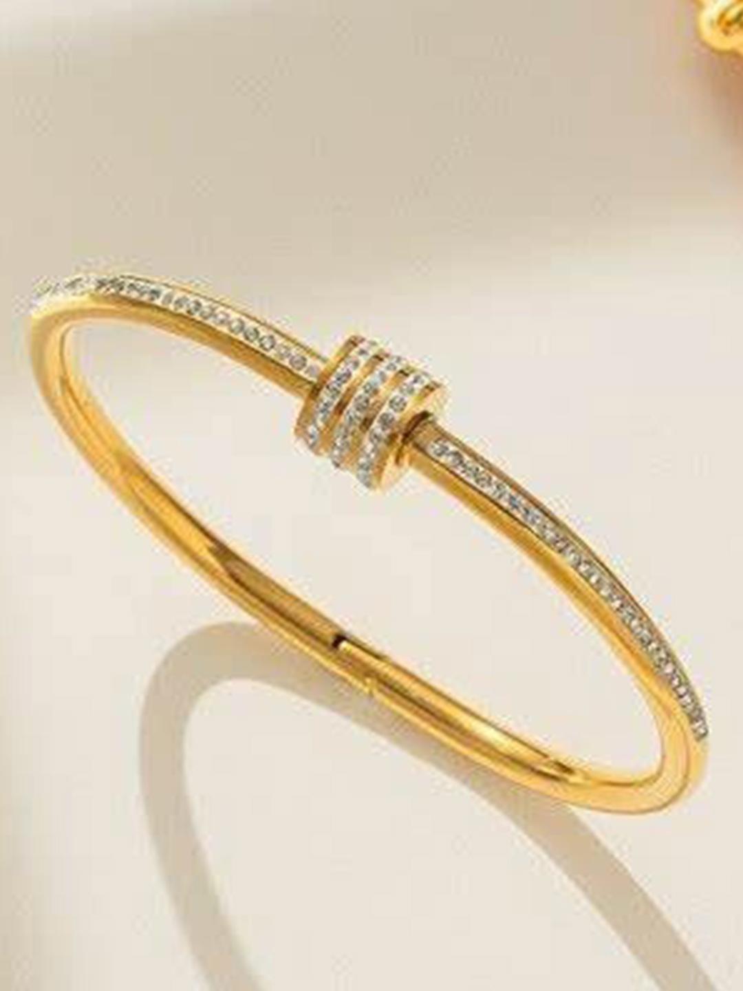 Buy Aviksha Creations 18K Gold Plated Bracelet - Bracelet for Unisex ...