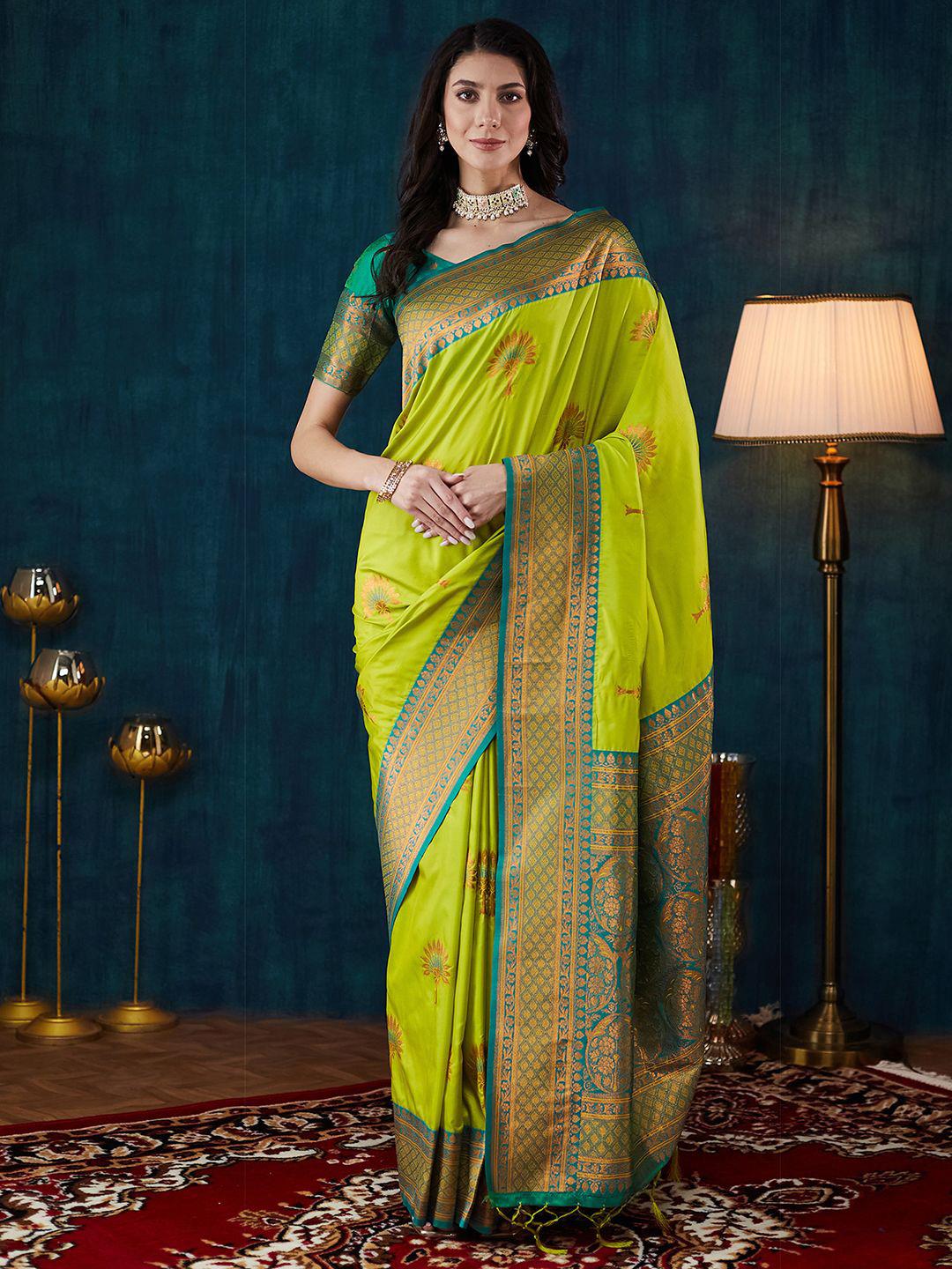 Buy Satrani Woven Design Banarasi Saree - Sarees for Women 32288391 ...