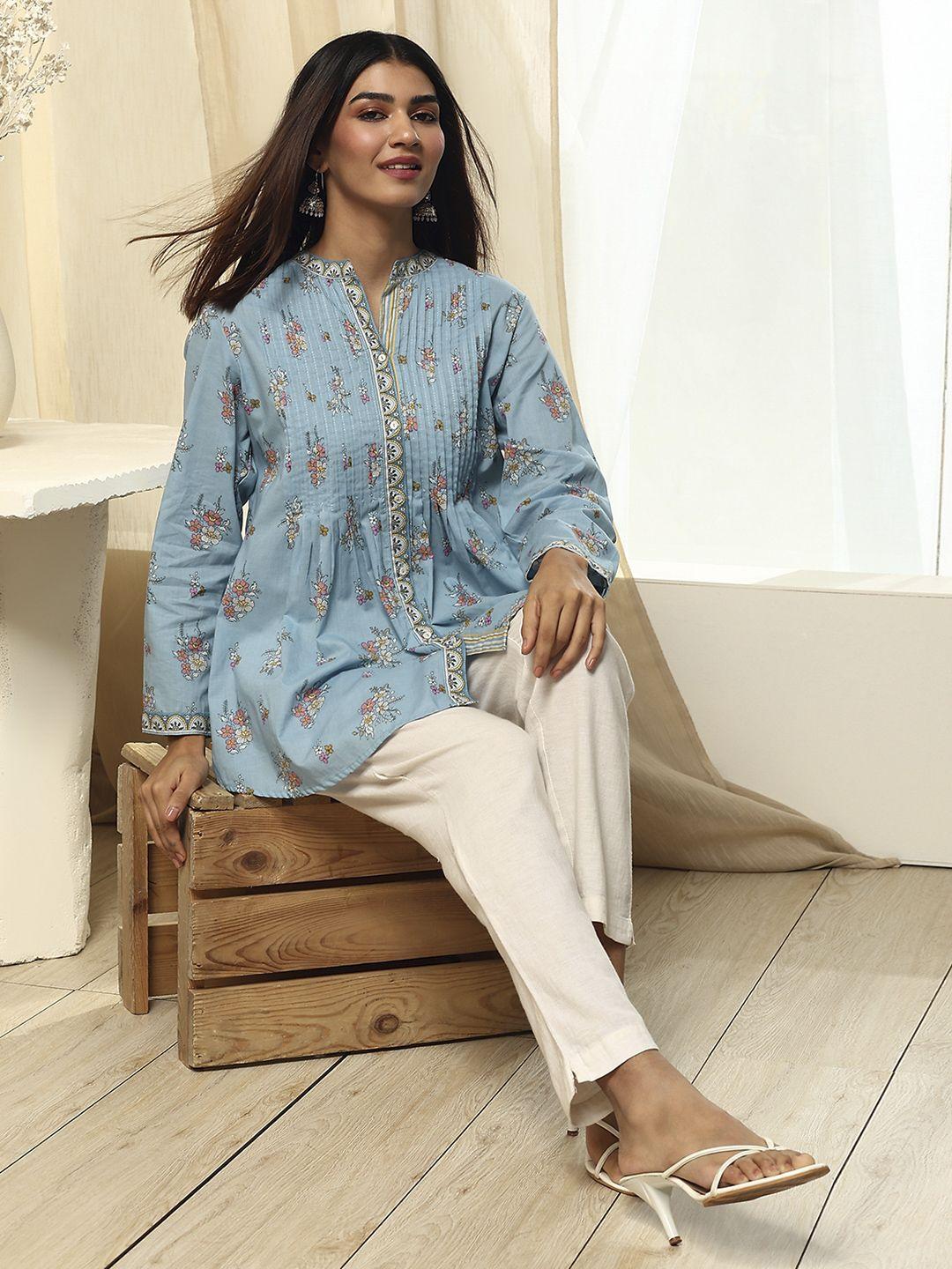 Buy Biba Floral Printed Pure Cotton Kurti - Kurtis for Women 32305541 ...