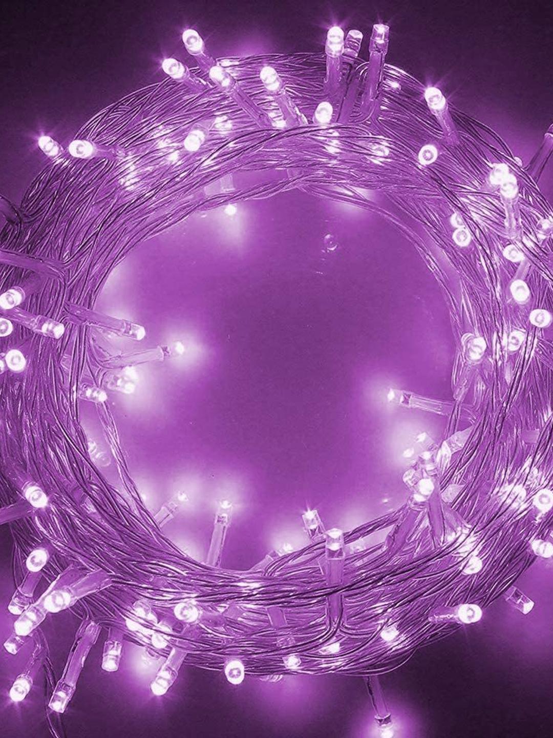 Buy SPARK WORLD Pink Rice Shape LED Fairy String Lights - String Lights ...