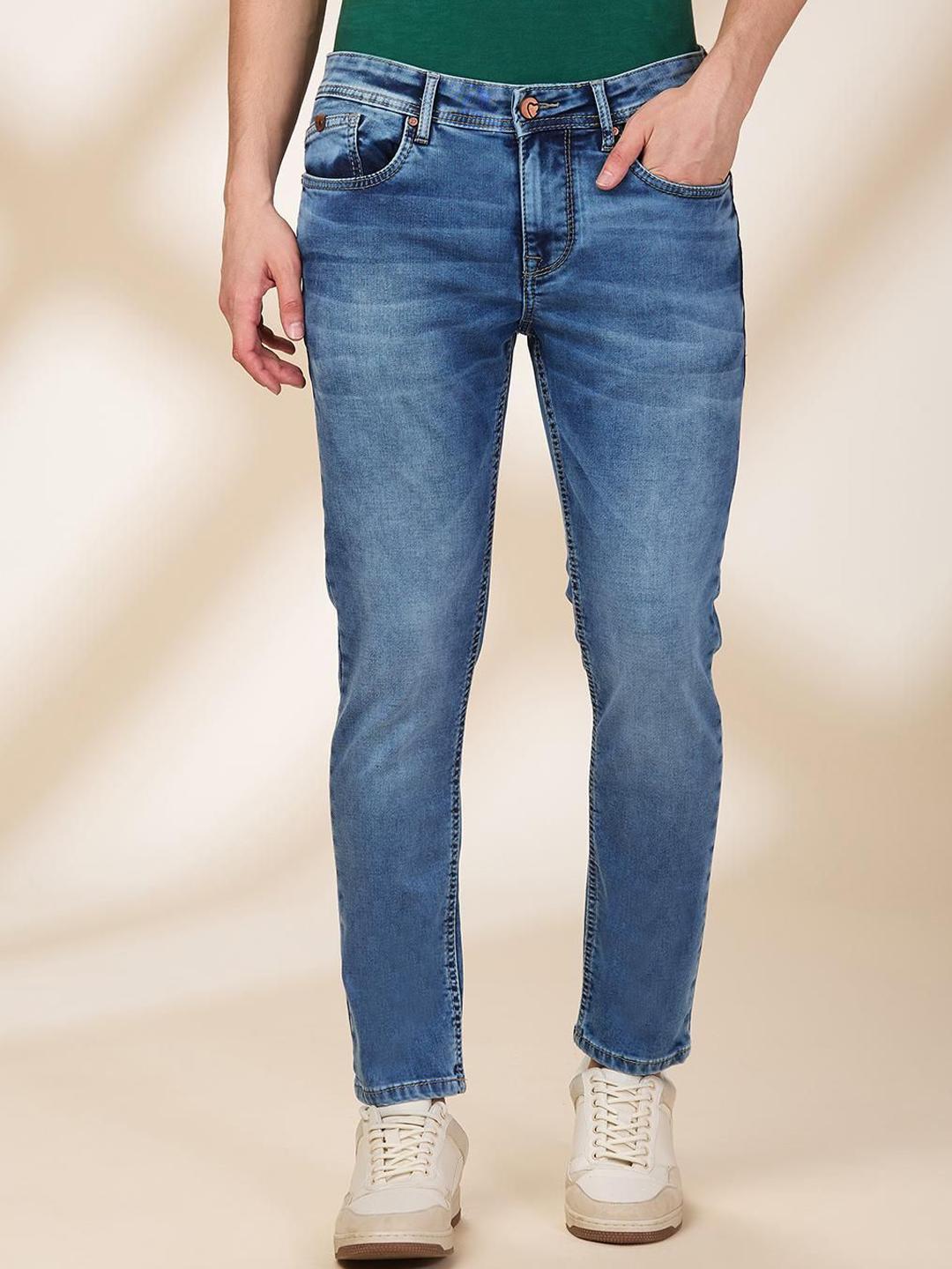 Buy Being Human Men Classic Slim Fit Light Fade Stretchable Jeans ...