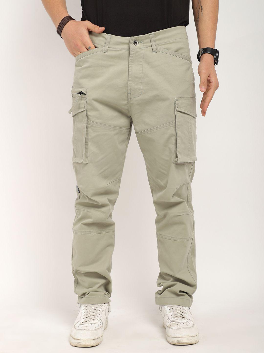 Buy JIMMY & JORDAN Men Classic Loose Fit Cargos Trousers - Trousers for ...