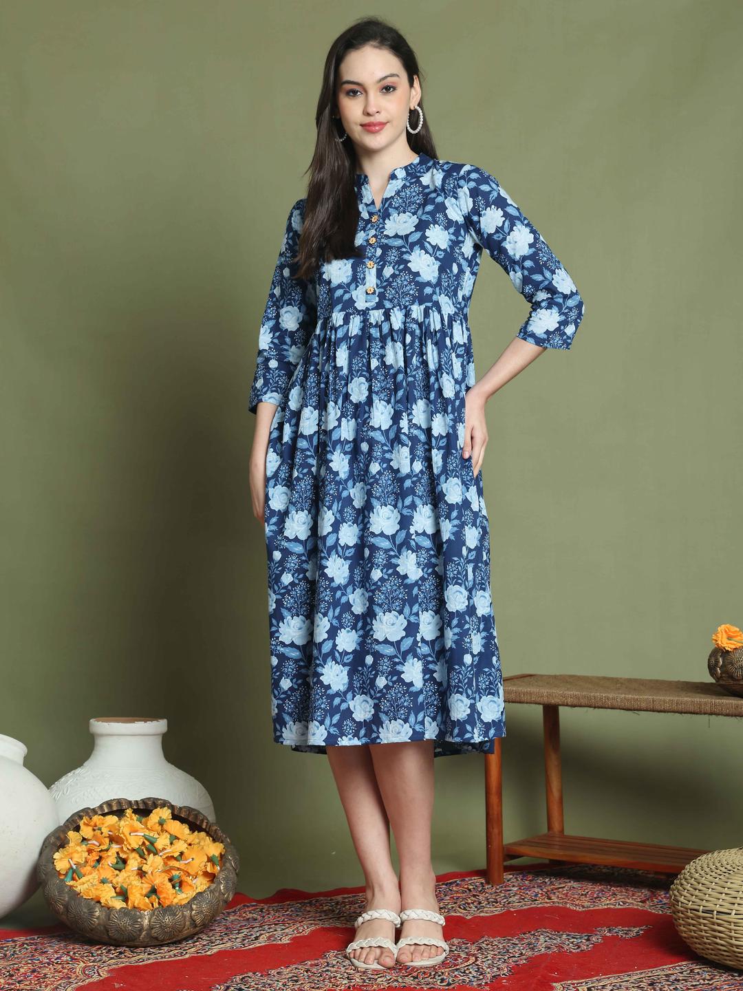 Buy Roly Poly Floral Print A Line Dress - Dresses for Women 32421214 ...