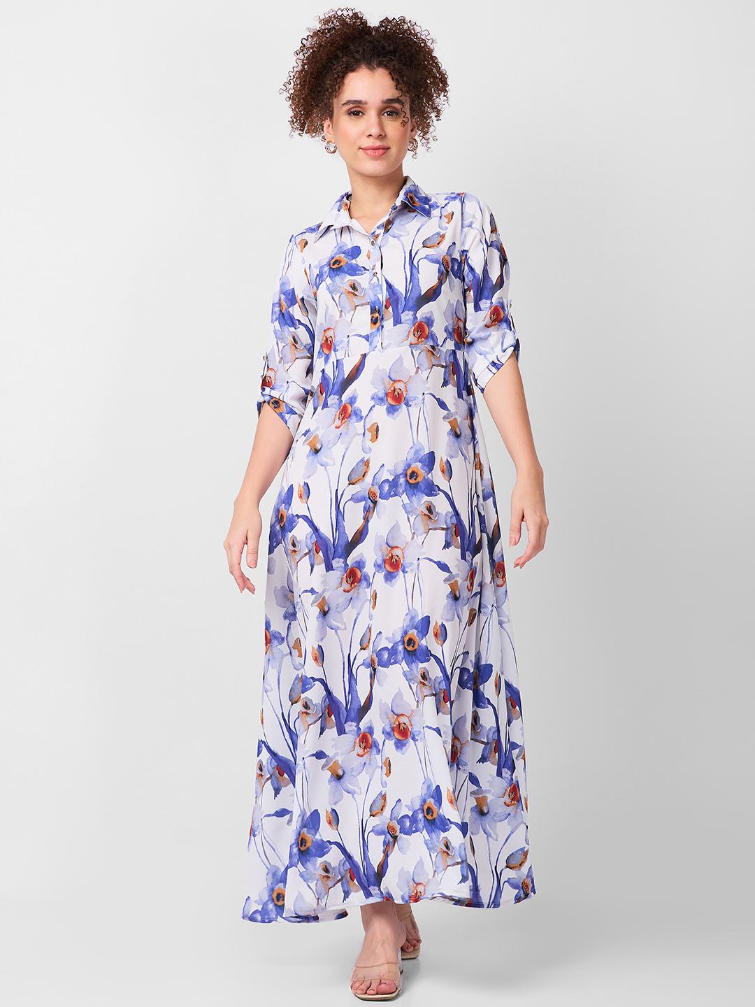 Buy Iti Floral Print Maxi Dress - Dresses for Women 32429687 | Myntra
