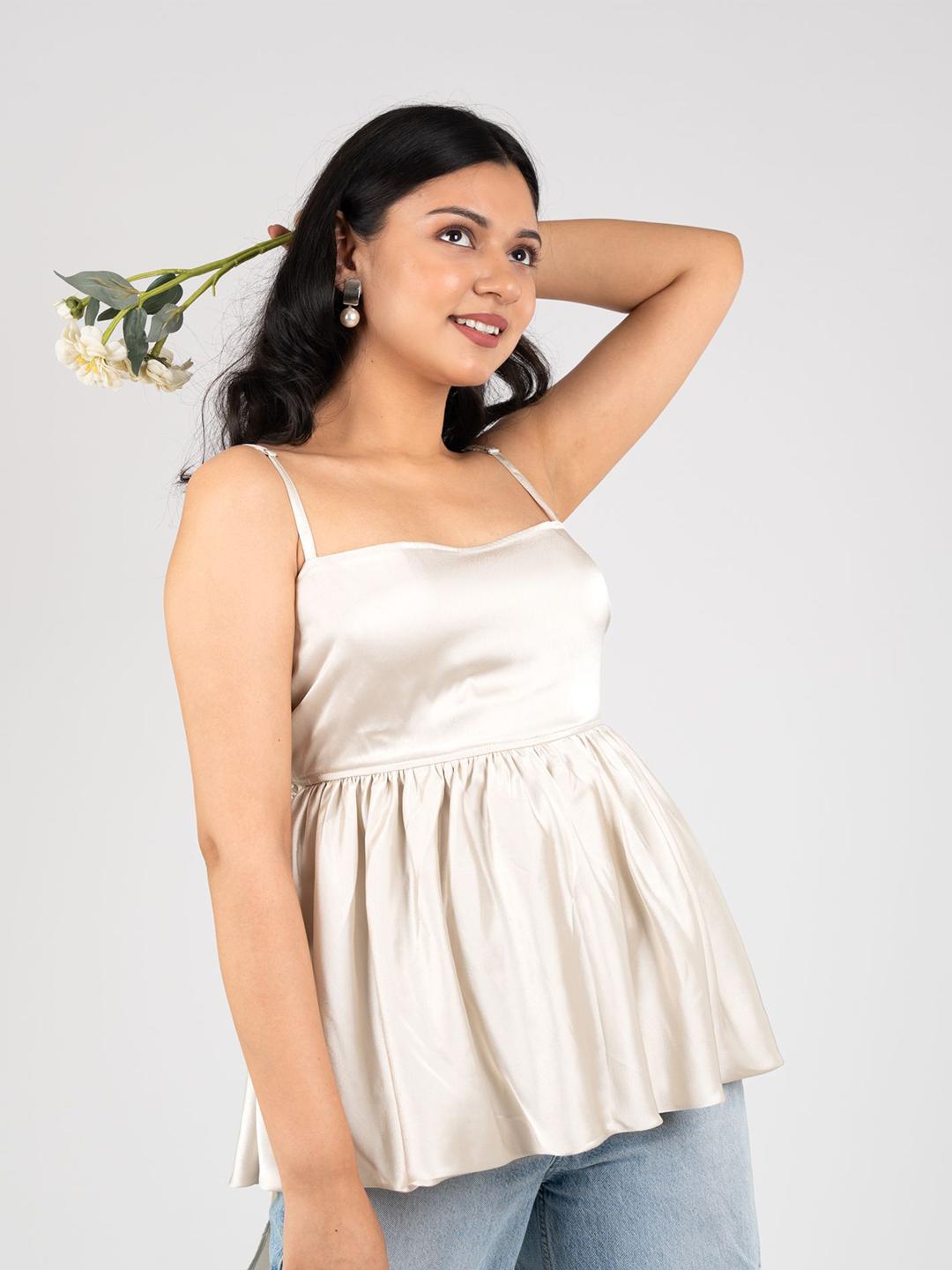 Buy MONOMEE Satin Top - Tops for Women 32462118 | Myntra