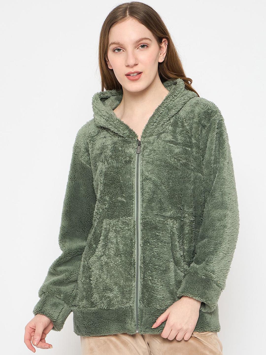Buy Camey Women Hooded Front Open Sweatshirt - Sweatshirts for Women ...