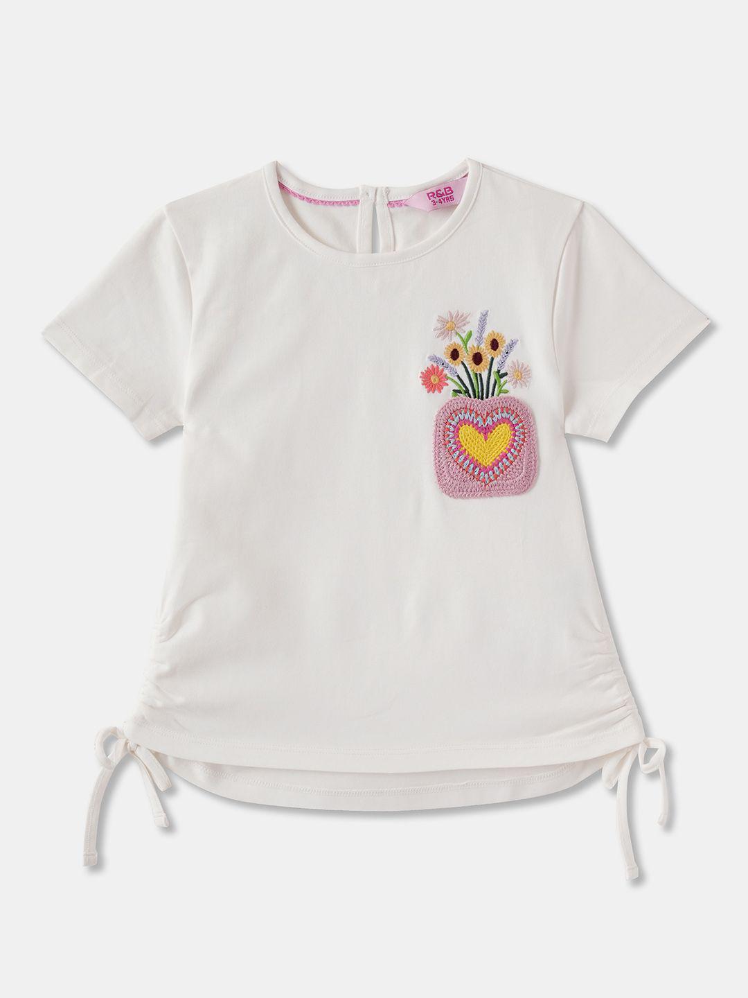 Buy R&B Print Cotton Top - Tops for Girls 32462416 | Myntra