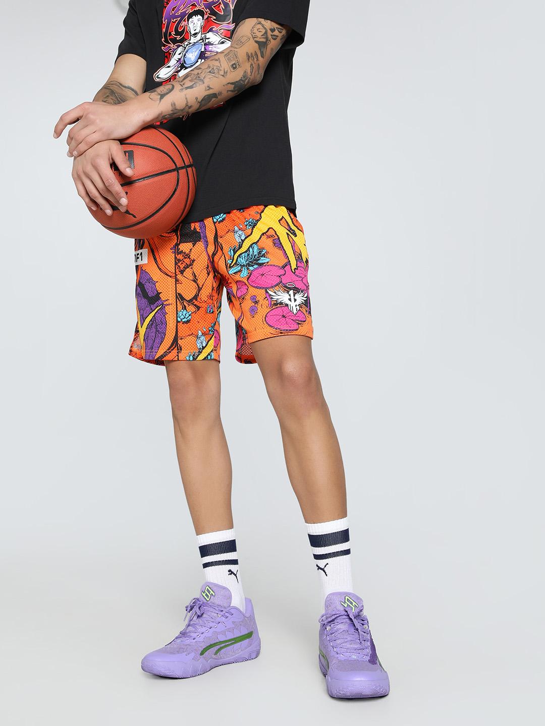 Buy Puma Men Melo Phoenix Oversized Basketball Shorts - Shorts for Men ...