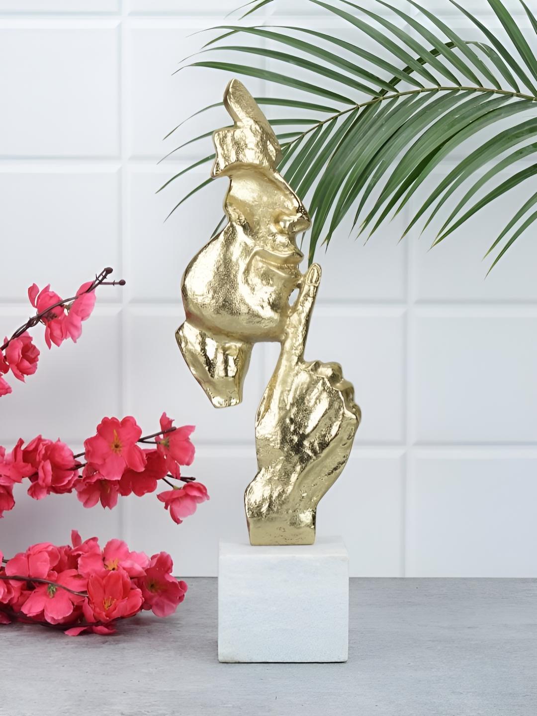 Buy Maison Modern Gold Metal Metallic Living Room Large Showpiece 16.1 ...