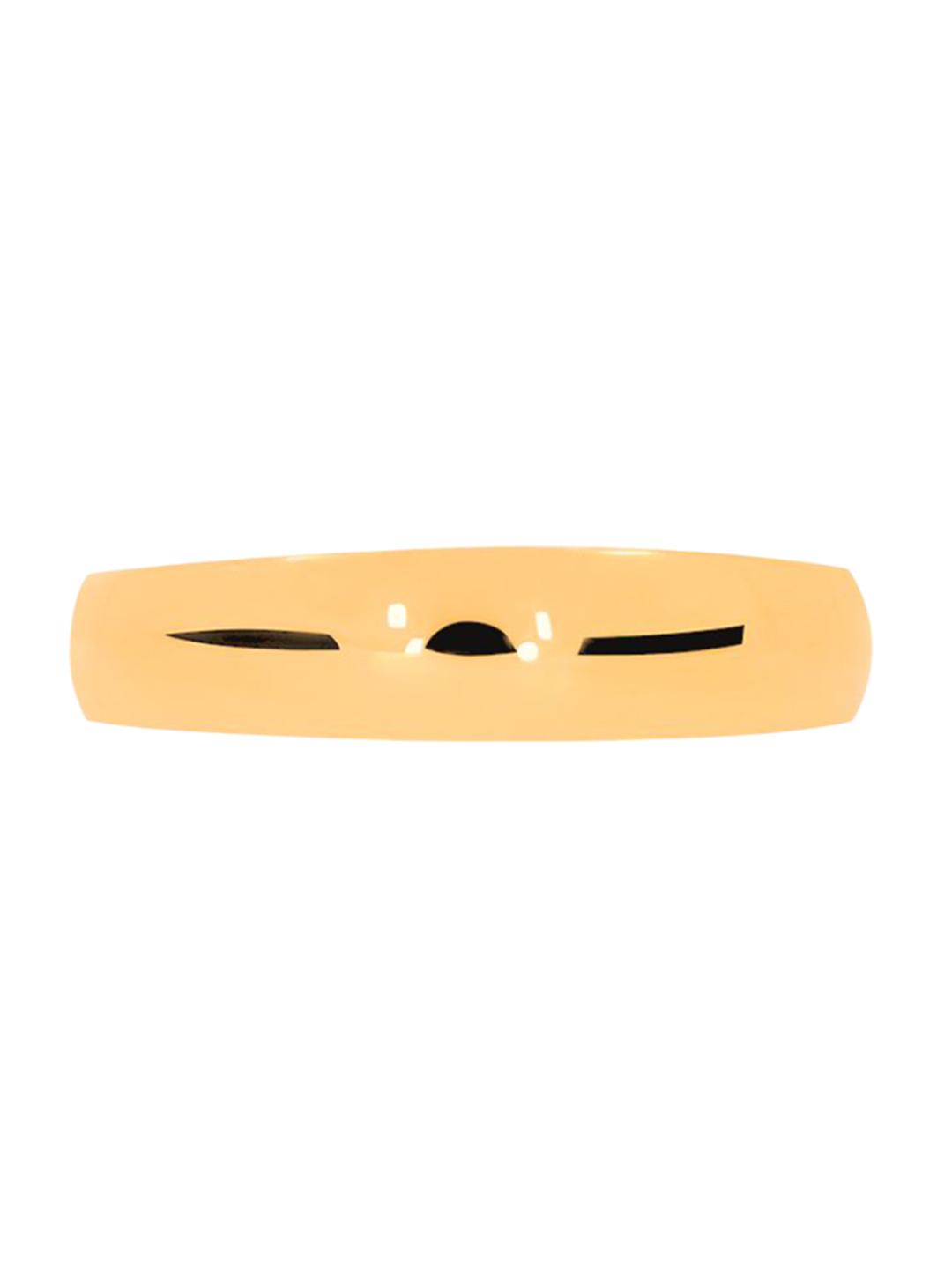 Buy BHIMA 22K BIS Hallmark 916 Purity Yellow Gold Plain Ring - Ring ...