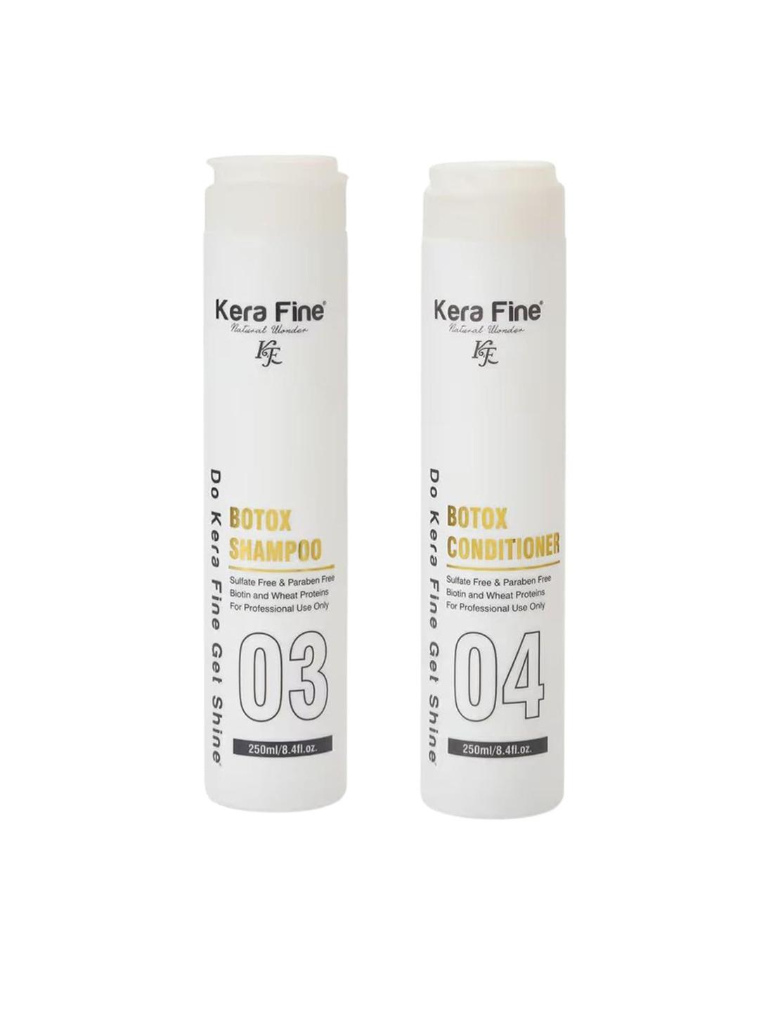Buy KERA FINE Set Of 2 Botox Shampoo & Conditioner 250 Ml Each - Hair ...