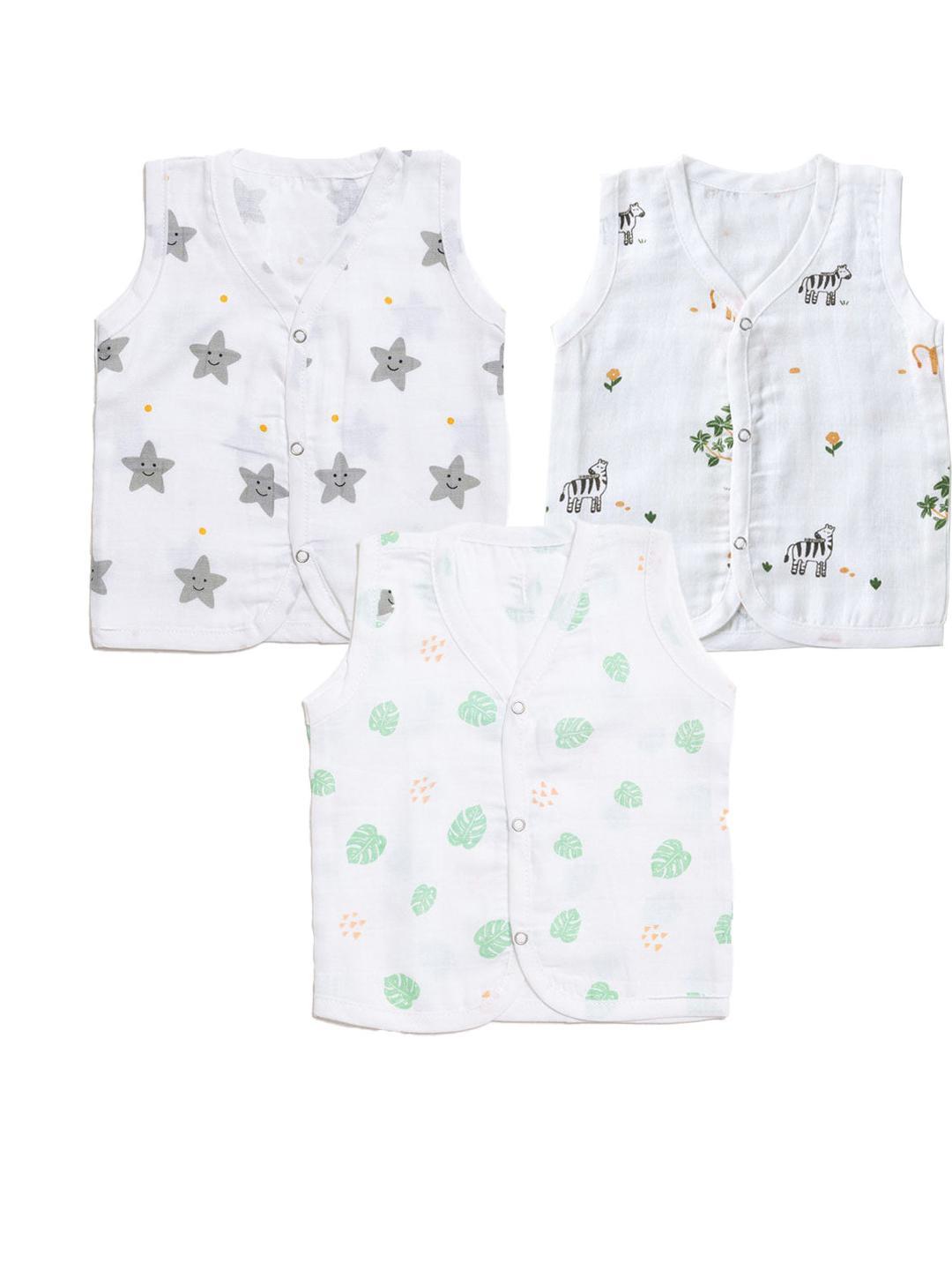 Buy ARYA Kids Jabla Innerwear Vest Pack Of 3 - Innerwear Vests for ...