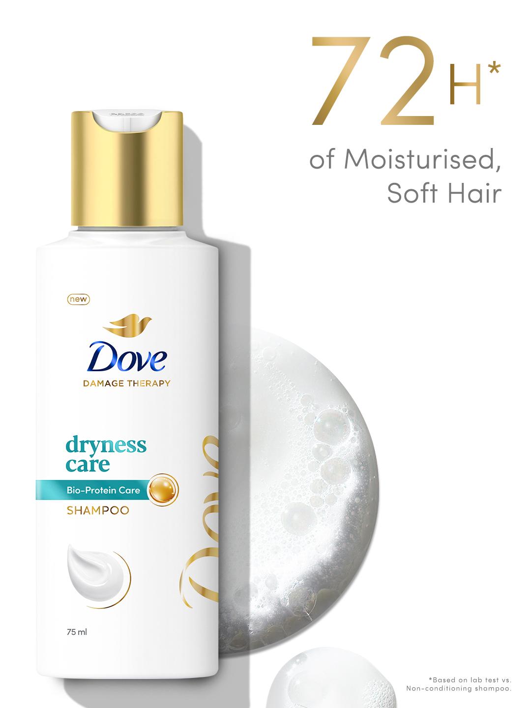Buy Dove Dryness Care Shampoo With Bio Protein Care 75 Ml - Shampoo for ...