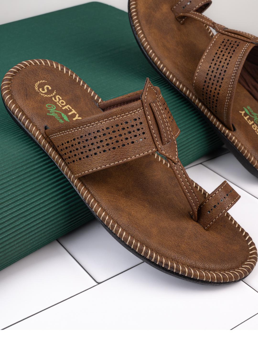 Buy SOFTY VEGEN Men Ethnic Kolhapuri Sandals - Sandals for Men 35541961 ...