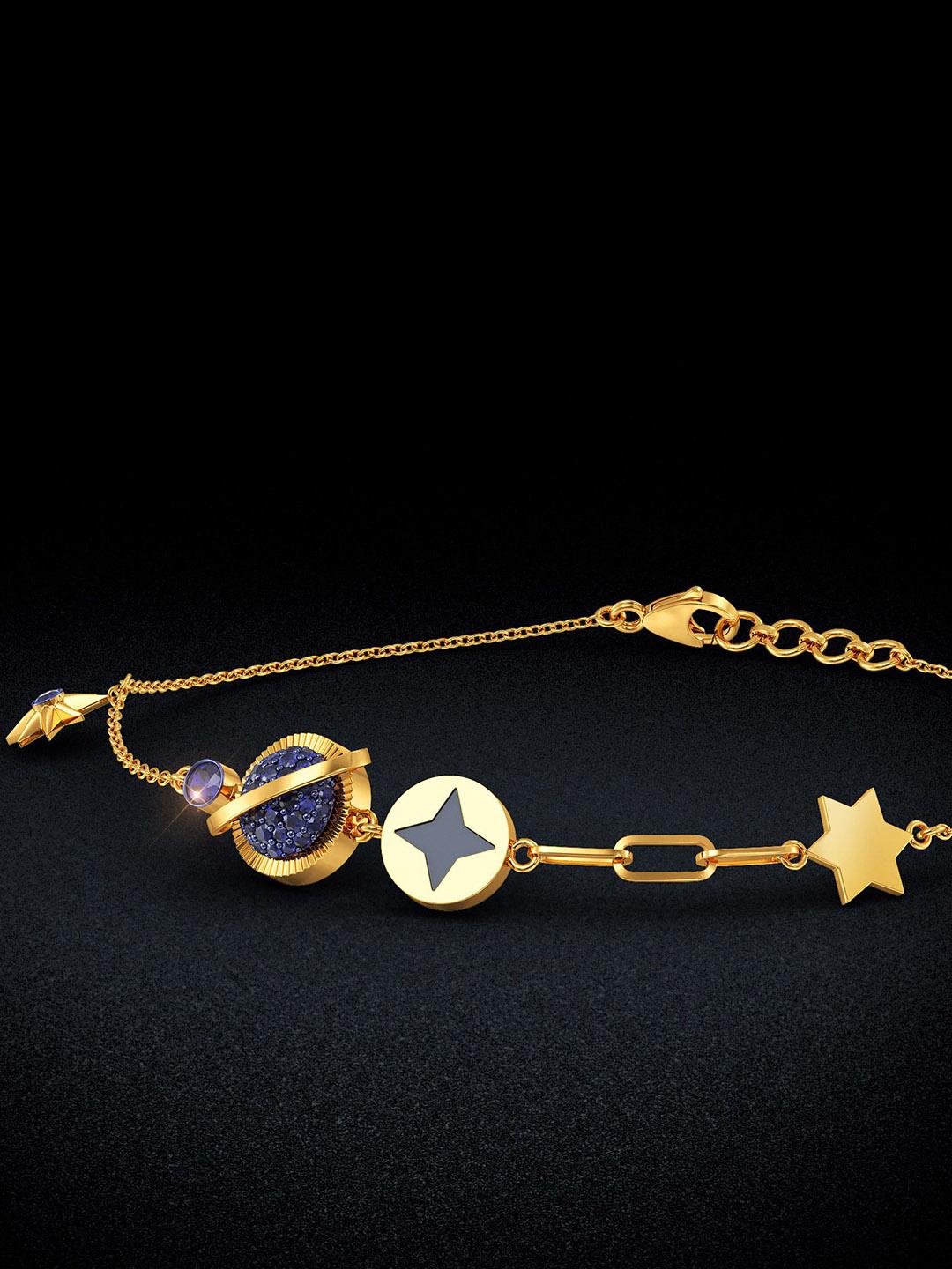 Buy Joyalukkas Radiant Blue Starlight Bracelet - Bracelet Gold for ...