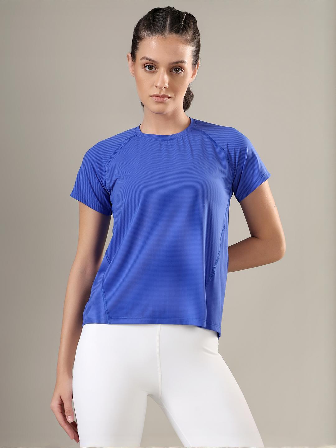 Buy Fitkin Women Blue Tshirts - Tshirts for Women 35550120 | Myntra