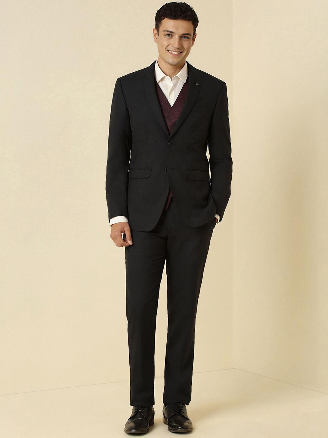 Buy Allen Solly Men Formal Three Piece Suit - Suits for Men 35543311 ...