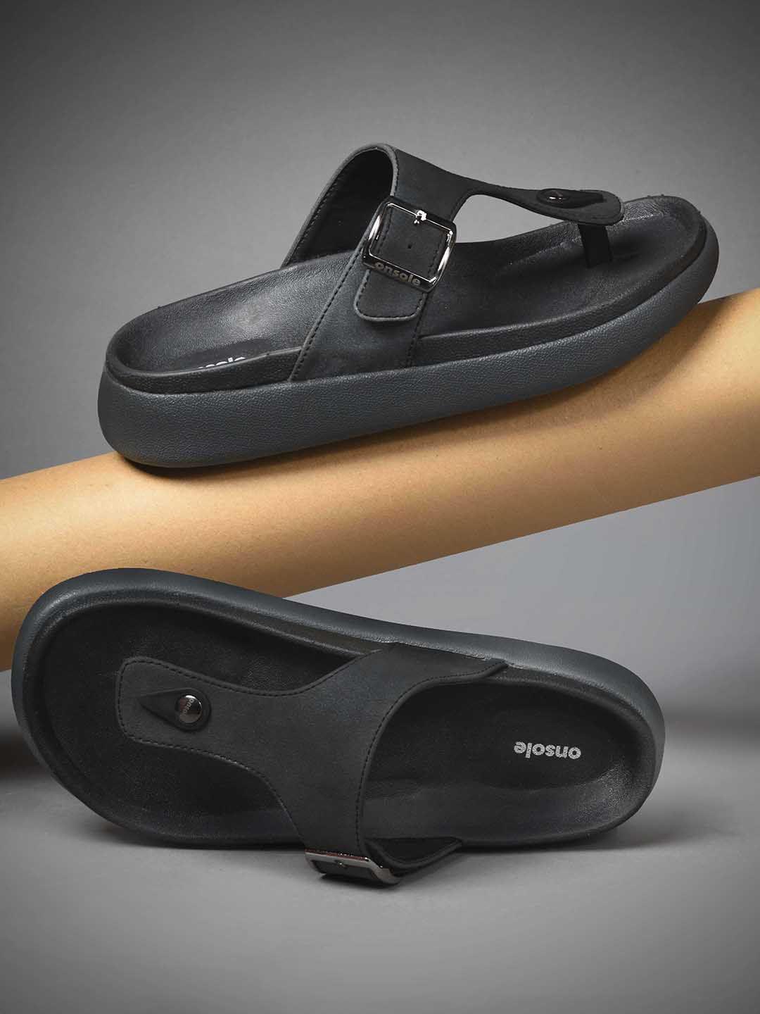 Buy ONSOLE Cushioned Footbed Casual Thong Flip Flops - Flip Flops for ...