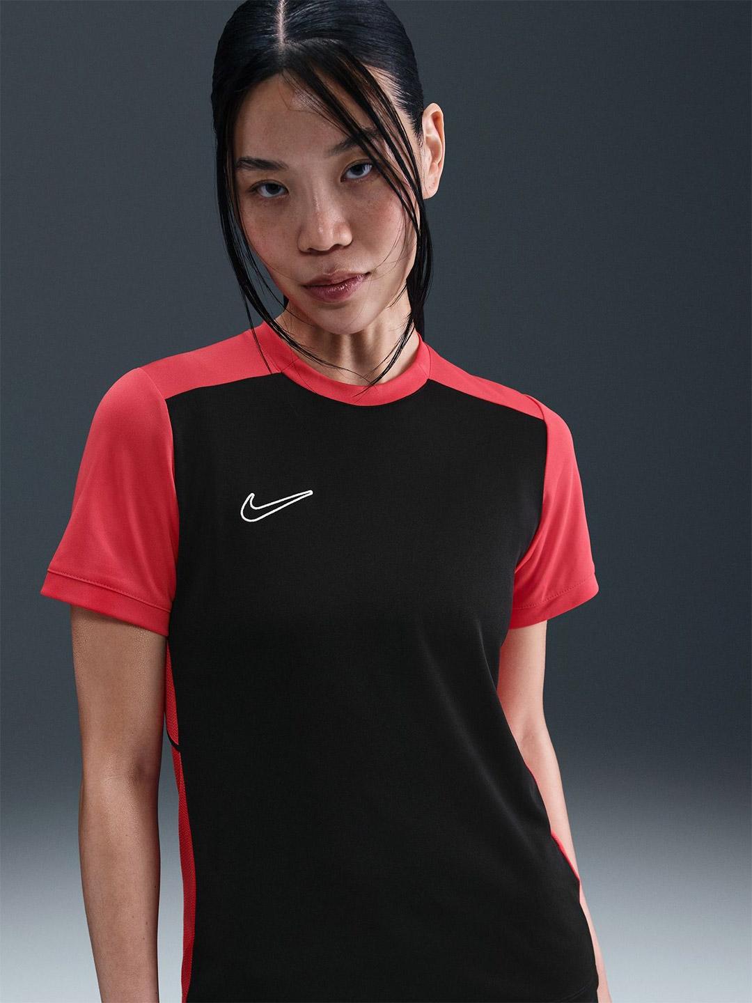 Buy Nike Academy Womens Colourblocked Round Neck Regular Top - Tops for ...