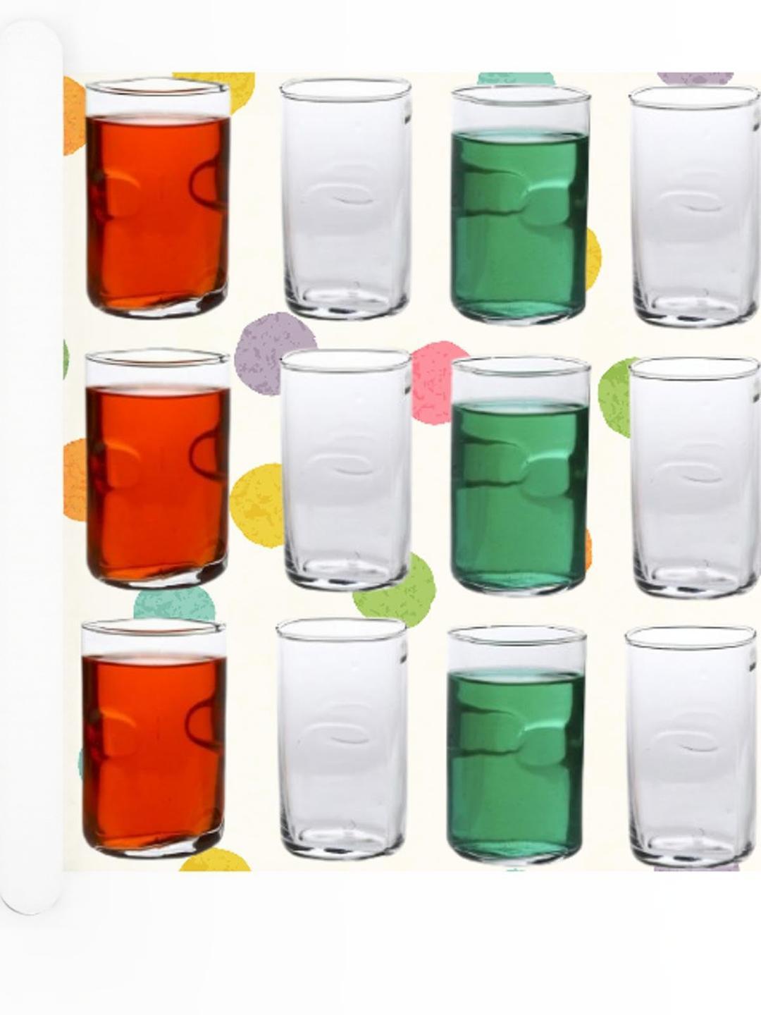 Buy SOMIL Set Of 8 Transparent Water Glass - Water Glass for Unisex ...