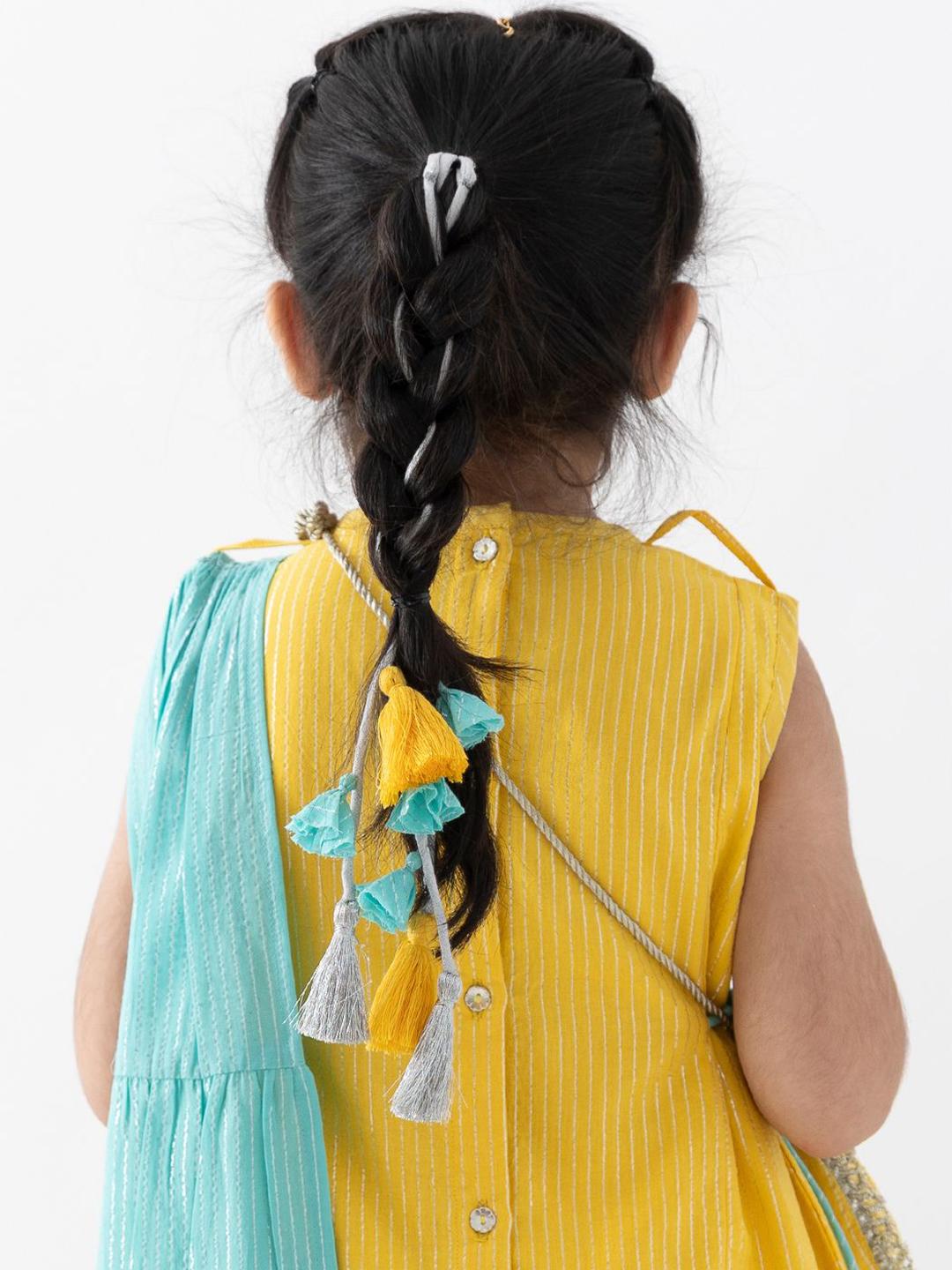 Buy Tiber Taber Girl Lurex Paraanda - Hair Accessory for Girls 35601595 ...