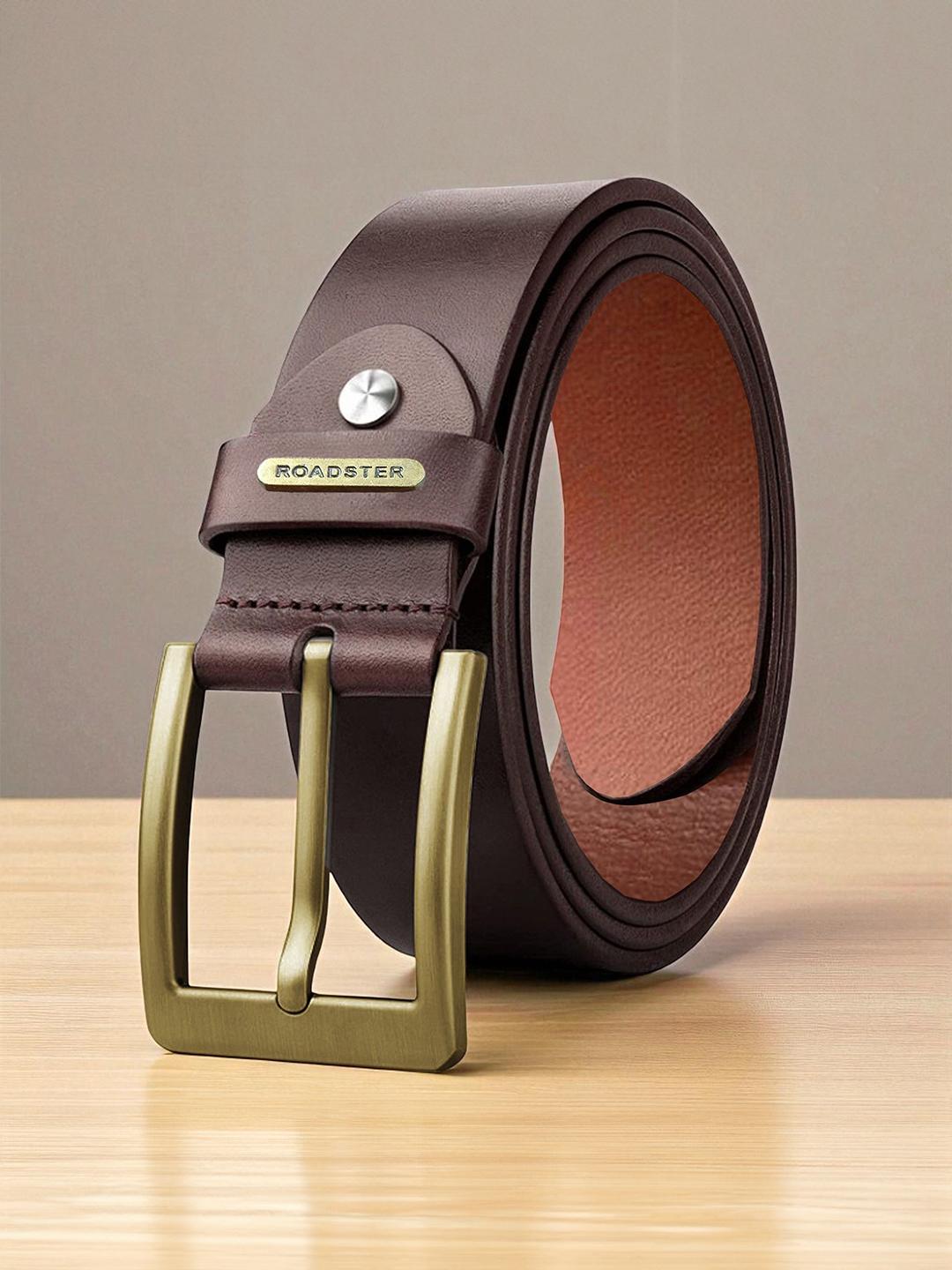 Buy The Roadster Lifestyle Co. Men Genuine Leather Formal Belt - Belts ...