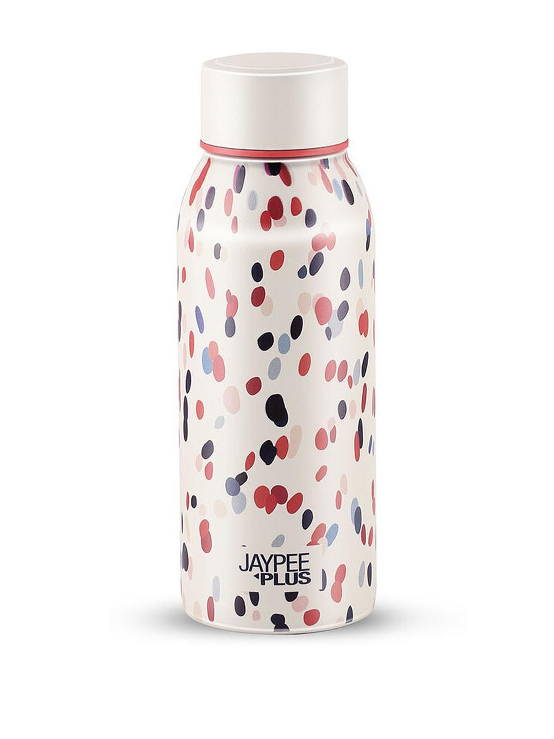 Buy Jaypee Plus Punch Prime White Steel Hot & Cold Water Bottle 500ml ...