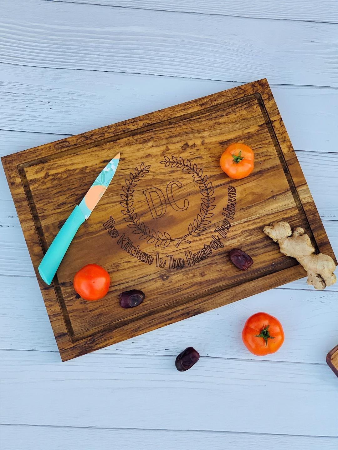 Buy Daisy Craft Brown 2025 Wood Chopping Board - Chopping Board for ...