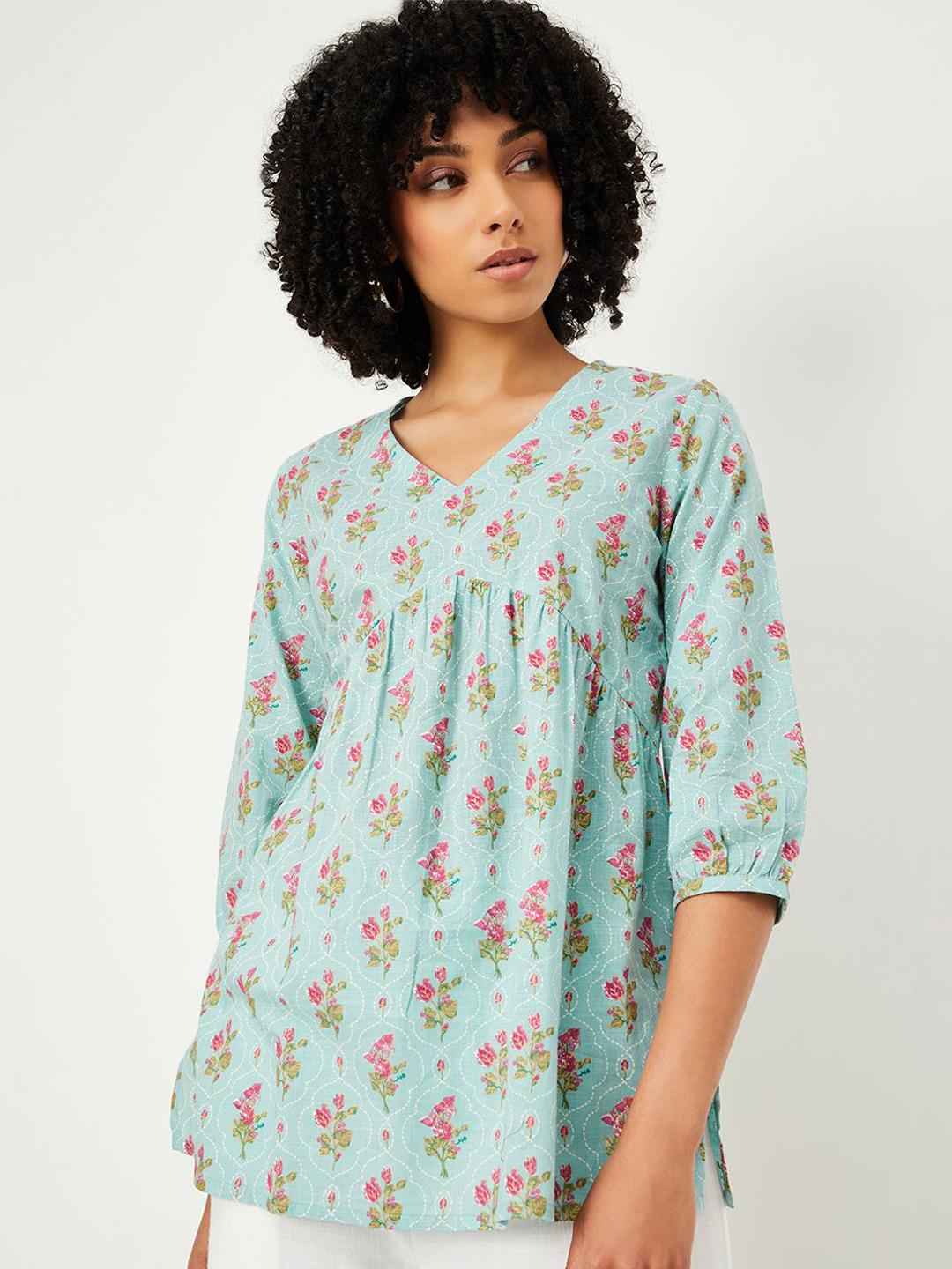 Buy Max Floral Printed Tunic - Tunics for Women 35710124 | Myntra