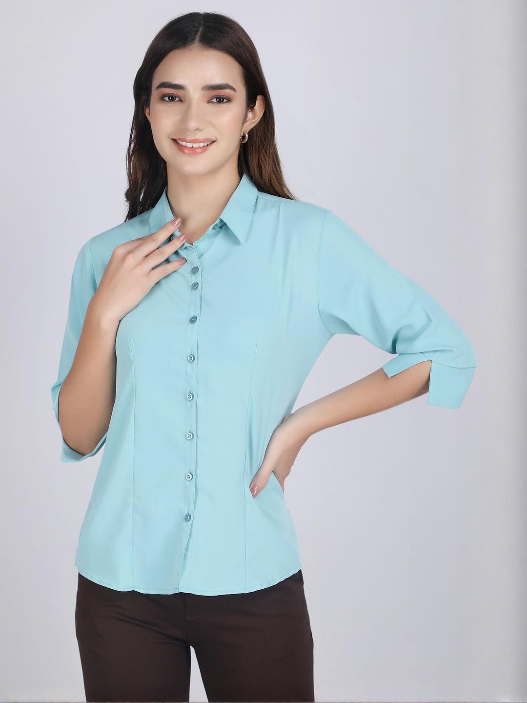 Buy Blue Ronin Women Standard Formal Shirt - Shirts for Women 35710733 ...