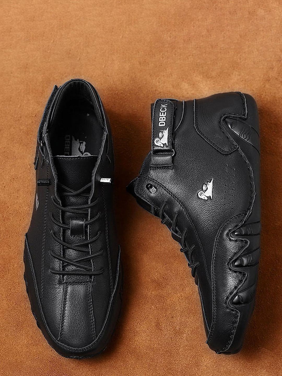 Buy Zixer Men Textured Lace Ups Sneakers - Casual Shoes for Men ...