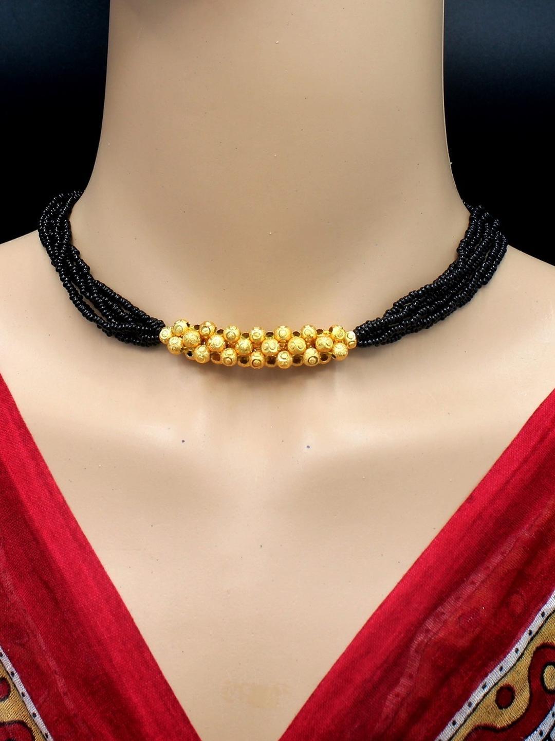 Buy Maharashtrian Tanmaniya Wedding Marathi Mani Mala Thushi ...