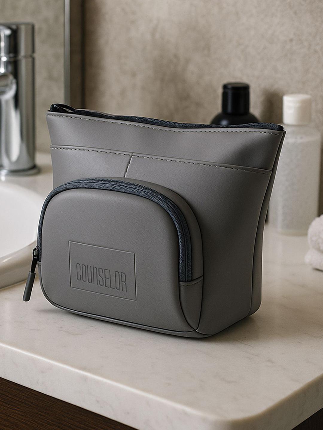 Buy MADBRAG Unisex THE EIKO Solid Zip Toiletry Bag - Messenger Bag for ...