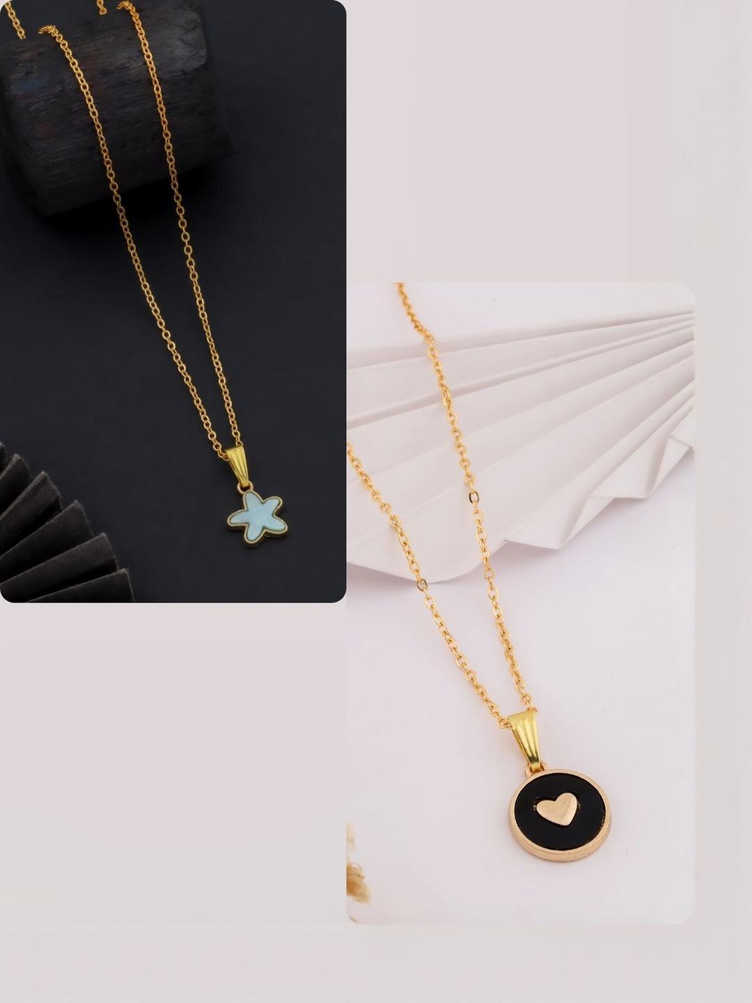 Buy DressBerry Gold Plated Brass Minimal Necklace - Necklace And Chains ...