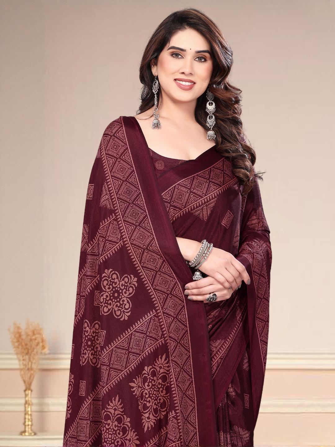 Buy SUPERLAXMI Pure Chiffon Designer Saree - Sarees for Women 35768144 ...