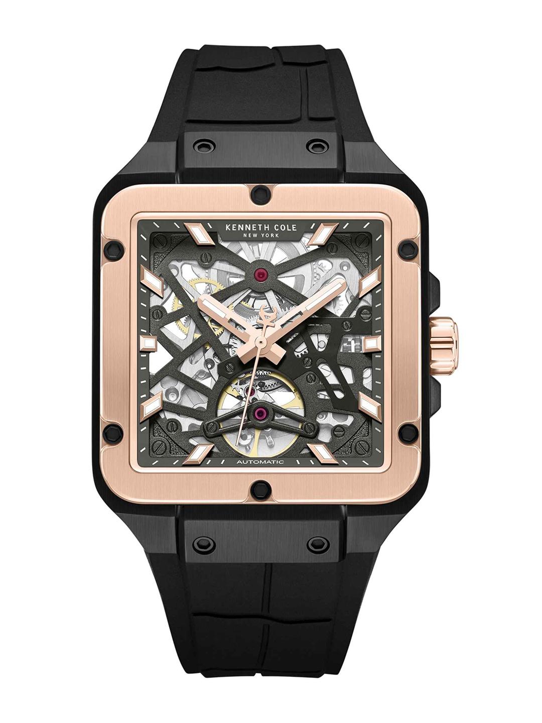 Buy Kenneth Cole Automatic Drop 2 Gun Round Dial Men's Analog Watch ...