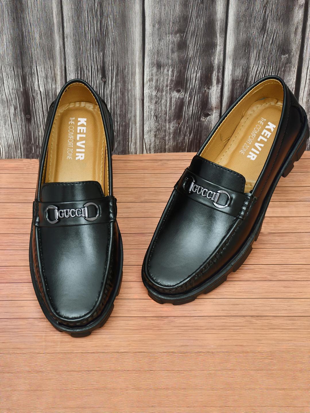 Buy FUNNY FIRE Men Synthetic Leather Loafers - Casual Shoes for Men ...