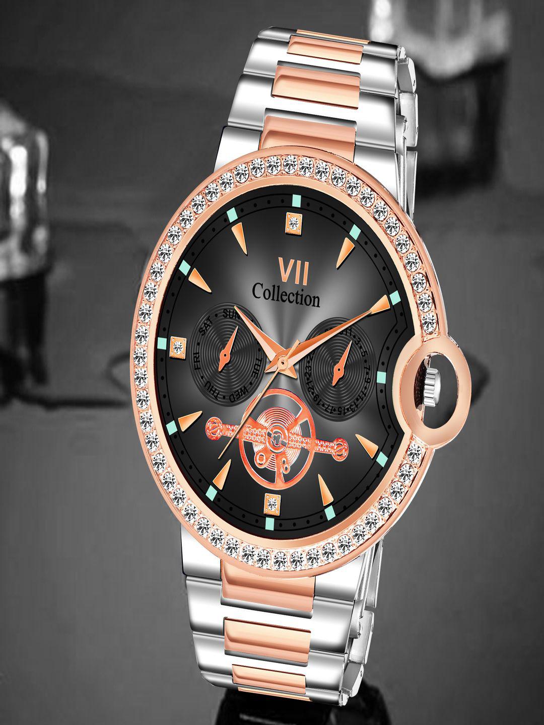 Buy Hala Men Embellished Round Foldover Regular Analogue Watch 3001 ...