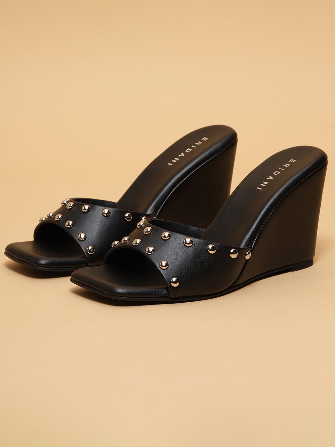 Buy ERIDANI Stella Studded Wedges Sandal - Heels for Women 35333361 ...