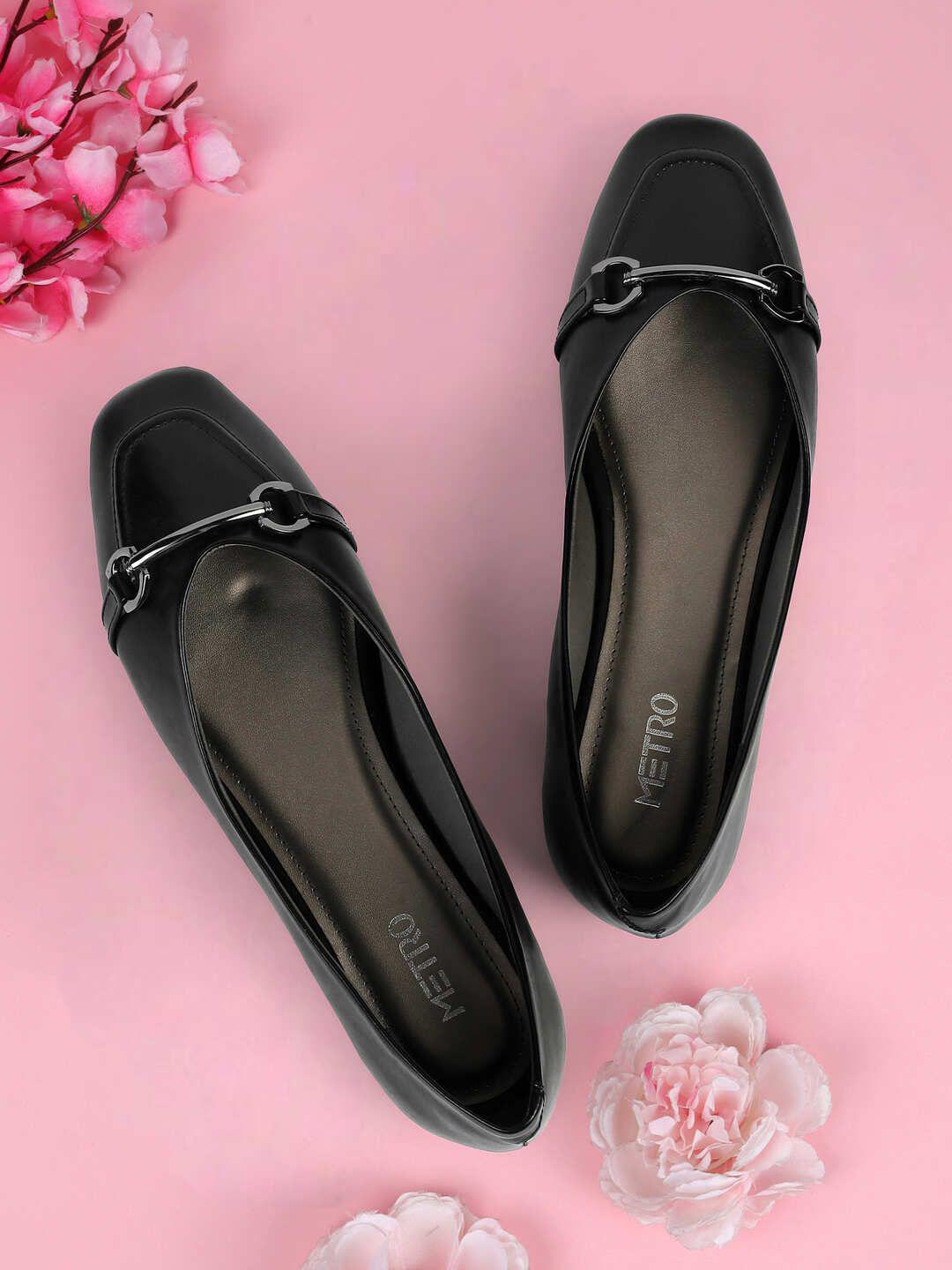 Buy Metro Women Square Toe Ballerinas - Ballerinas for Women 35305377 ...