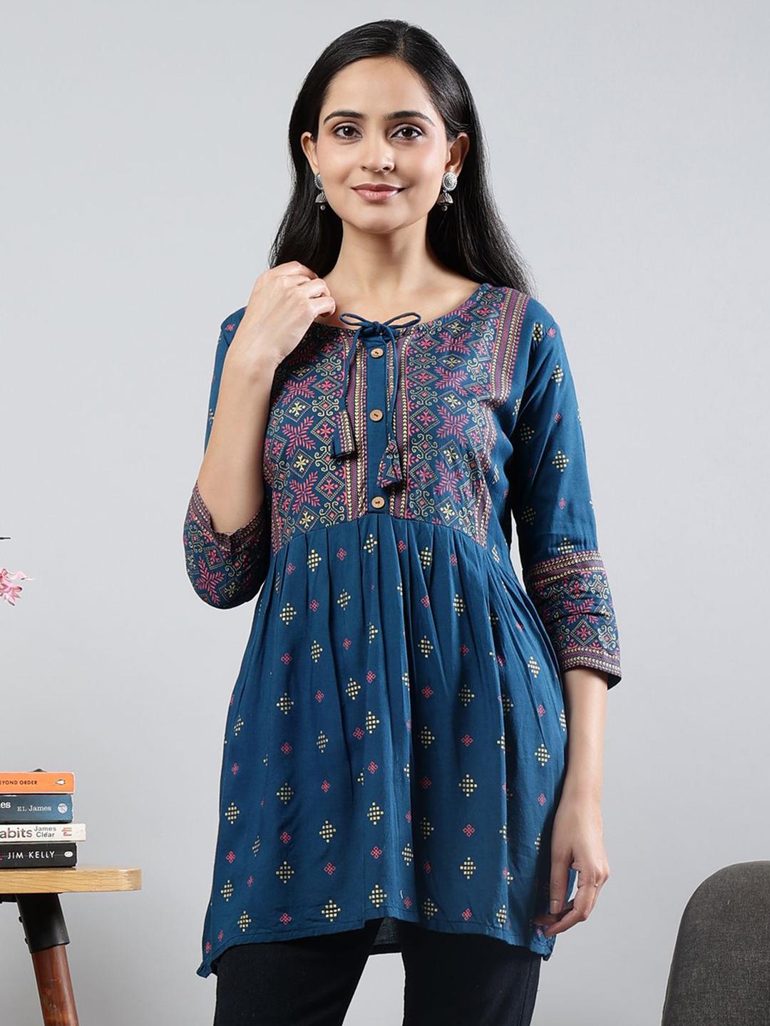 Buy Polyglot Women Embroidered Ethnic Tunic - Tunics for Women 35860631 ...