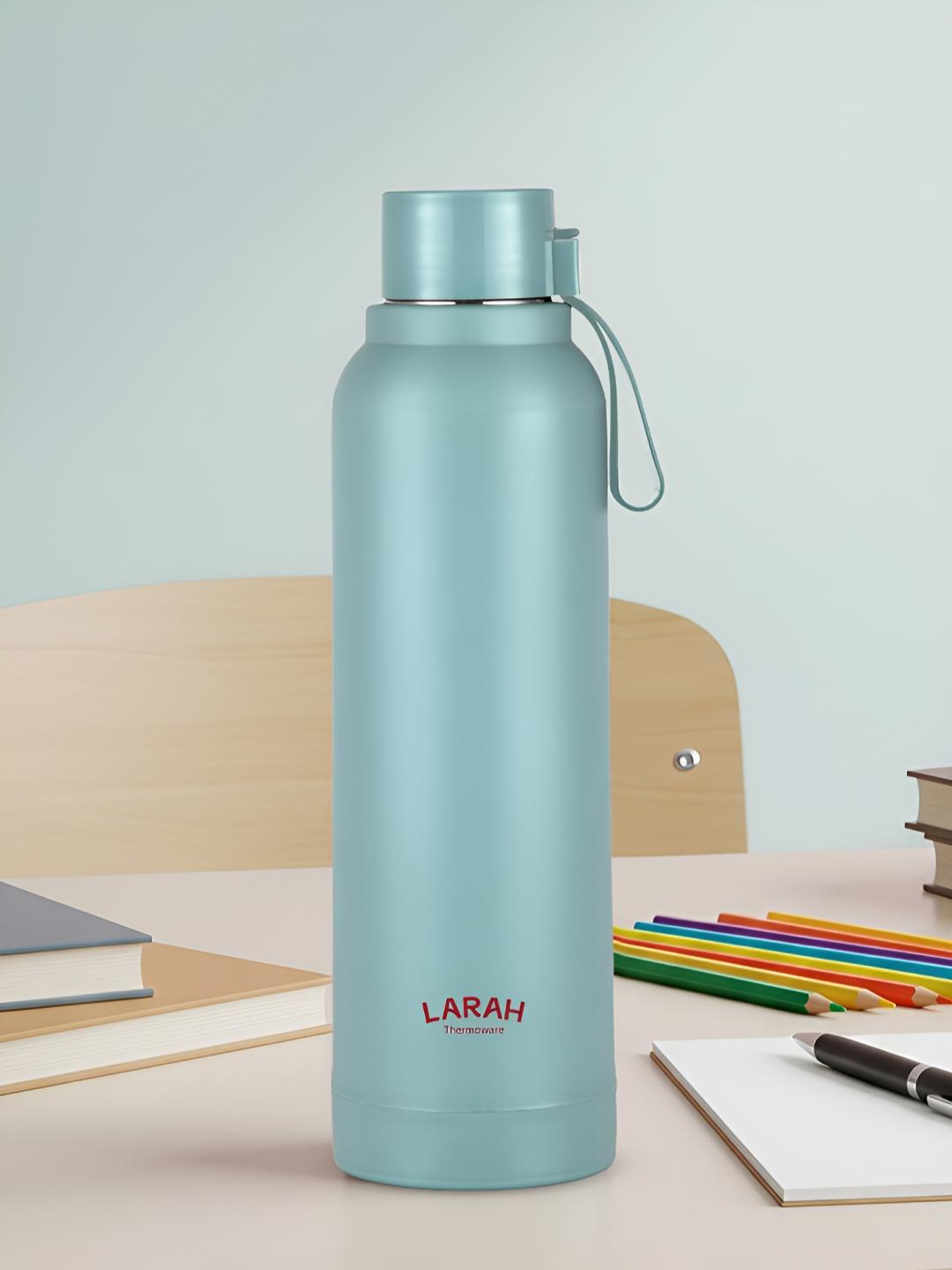 Buy Larah By BOROSIL Green & Red Single Stainless Steel Solid Water ...
