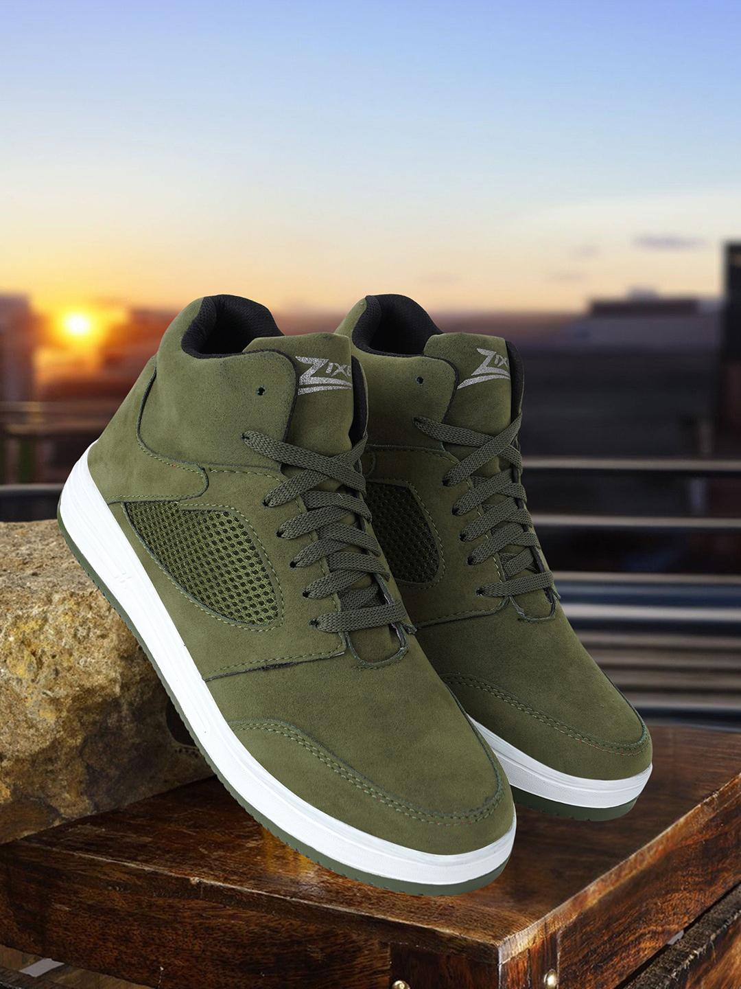 Buy Zixer Men Perforations Suede Sneakers - Casual Shoes for Men ...