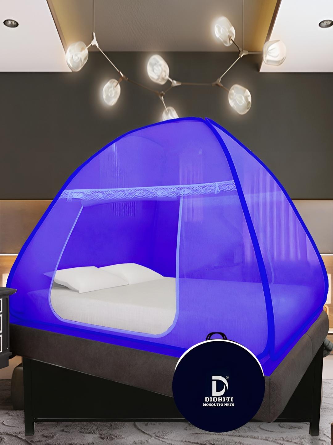 Buy Didhiti Navy Blue Queen Mosquito Net - Mosquito Nets for Unisex ...
