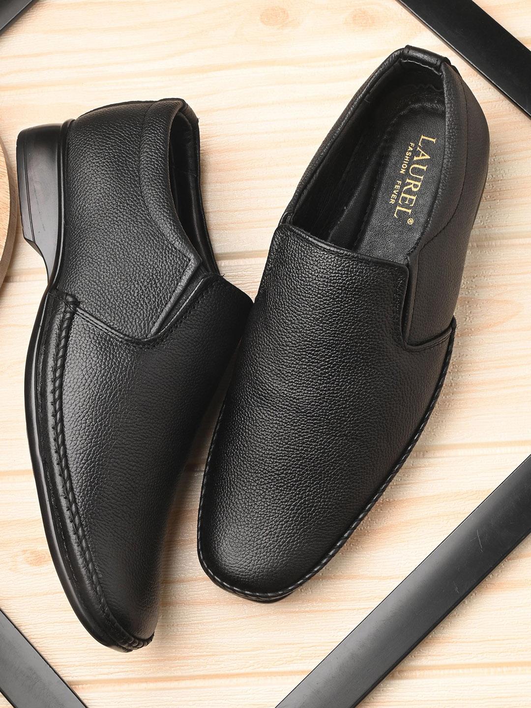 Buy LAUREL FASHION FEVER Round Toe Slip On FormalShoe - Formal Shoes ...