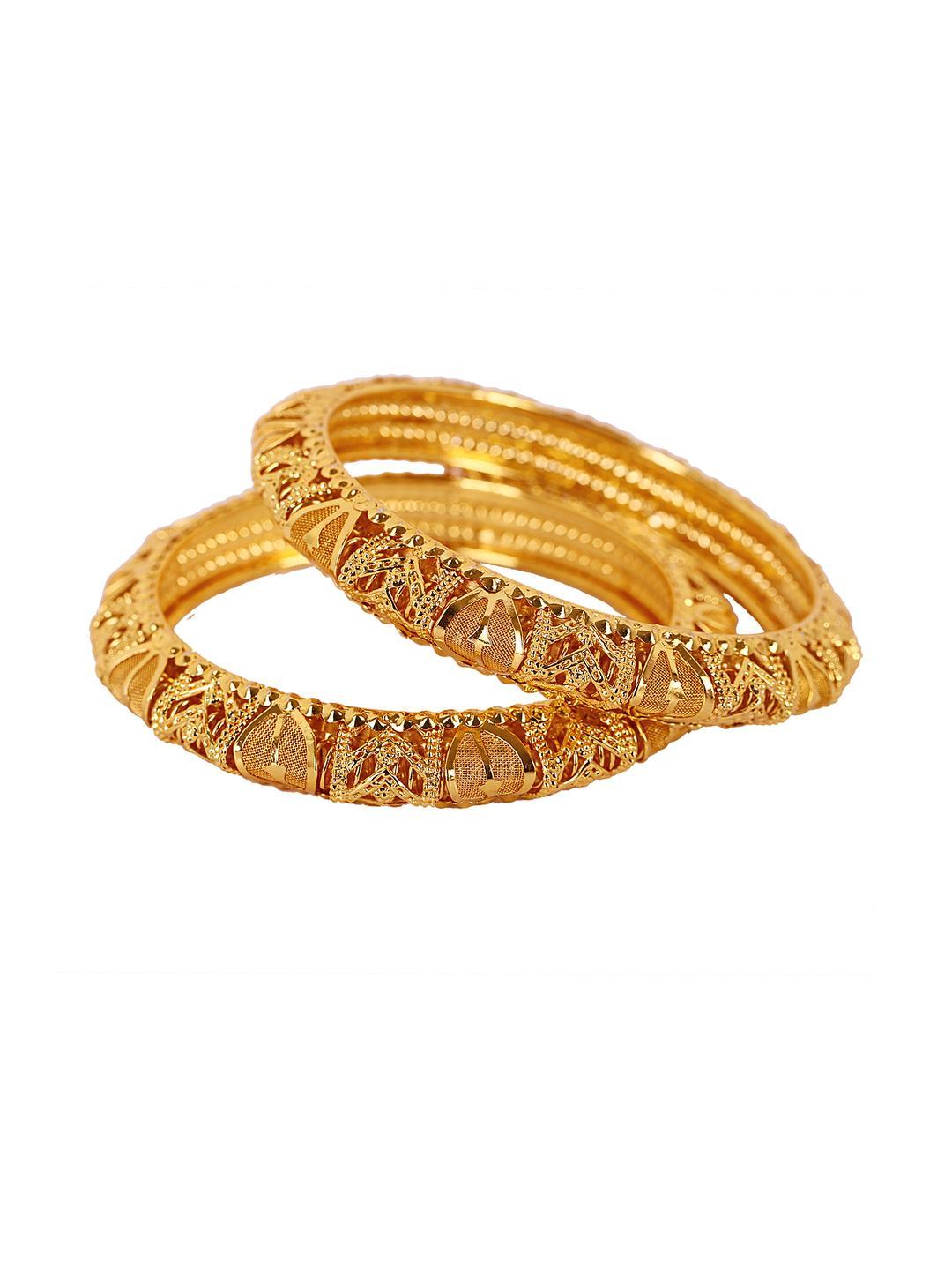 Buy Set Of 2 Gold Plated Lokhan Bangle - Bangle for Women 35898069 | Myntra