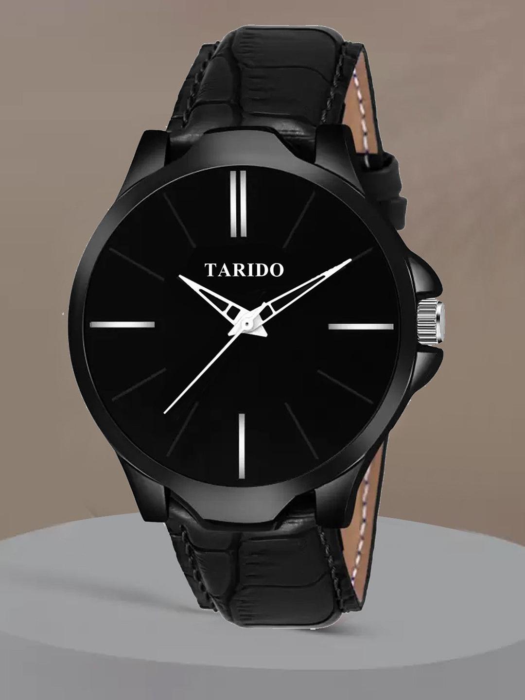 Buy TARIDO Men Analogue Watch COMBO_TD_SM_SILVER_BLACK_STRAP_113 ...